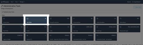 Managing User Roles Permissions Pstracker