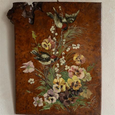 Pansy Painting Etsy