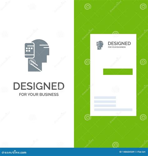 Communication Connected Human Mobile Mobility Grey Logo Design And Business Card Template