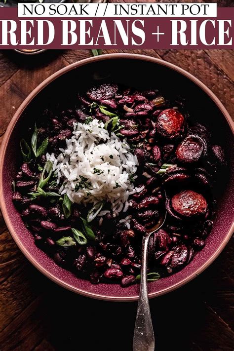 Instant Pot Red Beans And Rice With Sausage