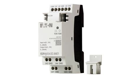 197223 Easy E4 Dc 6ae1 Eaton Easye4 Series Logic Module 24 V Dc