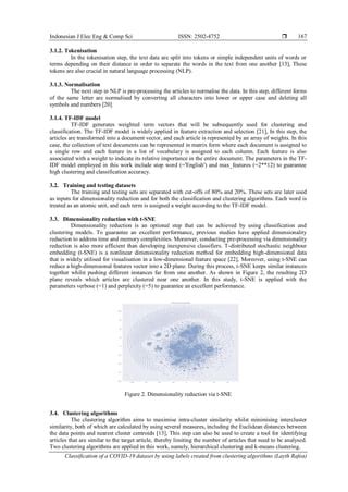 Classification Of A COVID 19 Dataset By Using Labels Created From