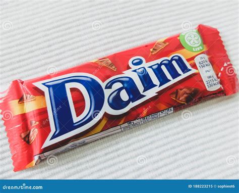 Daim Chocolate Bar Swedish Chocolat Candies Editorial Image Image Of Confectionery Caramel