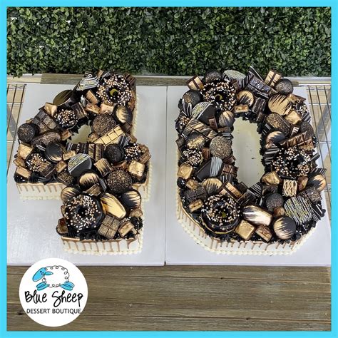 40 Carved Custom Buttercream Birthday Cake Blue Sheep Bake Shop