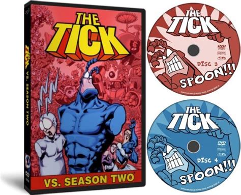 Dvd The Tick 1ª e 2ª Temporada 1994 Completo HBCollection Desenhos