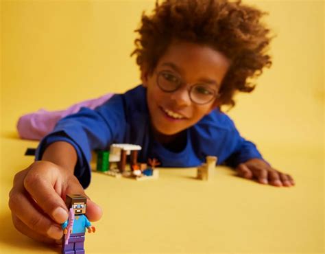 Lego Minecraft 21251 Pas Cher Lexpédition De Steve Dans Le Désert