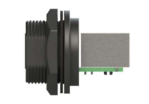 Waterproof IP To Ethernet RJ Female Panel Mounting Connector RJ D P CSJ Holin