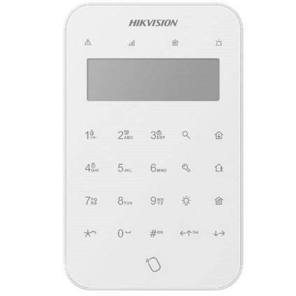 Wireless LED Keypad With LDC Screen White Ax Pro Range
