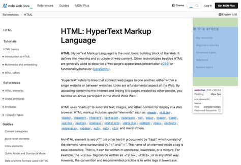 HTML Semantic Elements