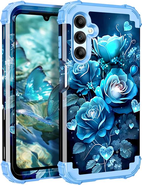 Lontect For Galaxy A15 5g Case Shockproof 3 In 1 Heavy Duty