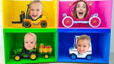 ولاد و نیکیتا با داستان چالش گاراژ 4 رنگ