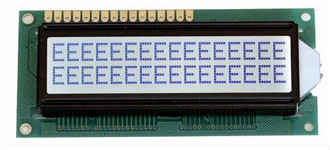 Rectangle Lcd Dot Matrix Display Resolution 16x2 Dimension 80x36mm