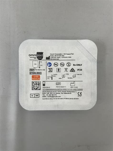 New Insulet Pod Ble 11 520 Omnipod Dash U100 Insulin Disposables