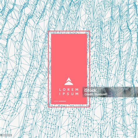 추상 과학 또는 기술 배경 그래픽 디자인입니다 네트워크 그림입니다 3 차원 격자 표면입니다 0명에 대한 스톡 벡터 아트 및 기타 이미지 Istock