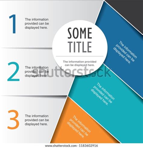 Step Infographic Templete Stock Vector Royalty Free 1183602916