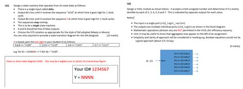 24 Q3 Design A Vhdl Module As Shown Below It