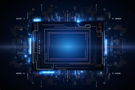 Cyber Background And Copy Space Premium Ai Generated Image