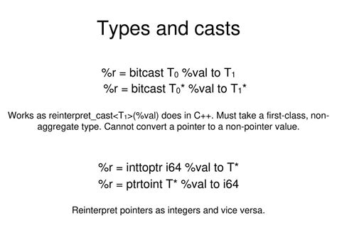 llvm ir code emission assignment 4 ppt download