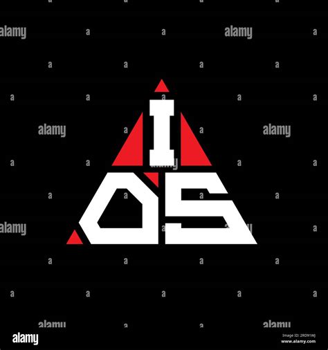 Ios Triangular Stock Vector Images Alamy