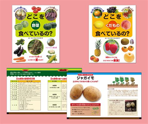 どこを食べているの野菜とくだもの 全2巻｜honline（ホンライン）