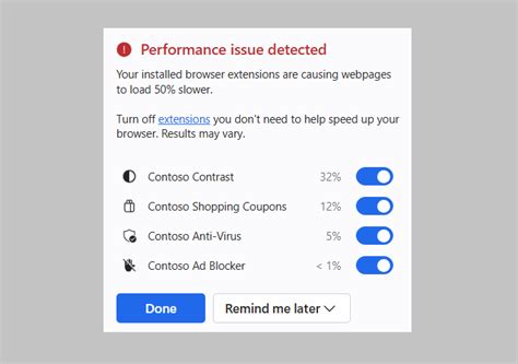 Microsoft Tests New Feature For Edge That Warns Users About Slow Extensions