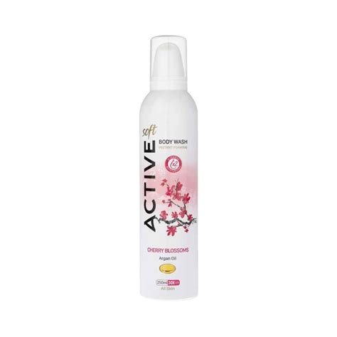 خرید اینترنتی اسپری شامپو بدن فوم اکتیو روغن آرگان 250 میلی لی اکالا