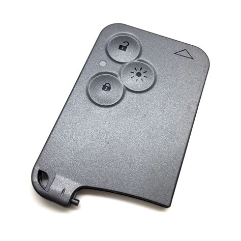 Replacement 3 Buttons Smart Key Card Case For Renault Espace Remote