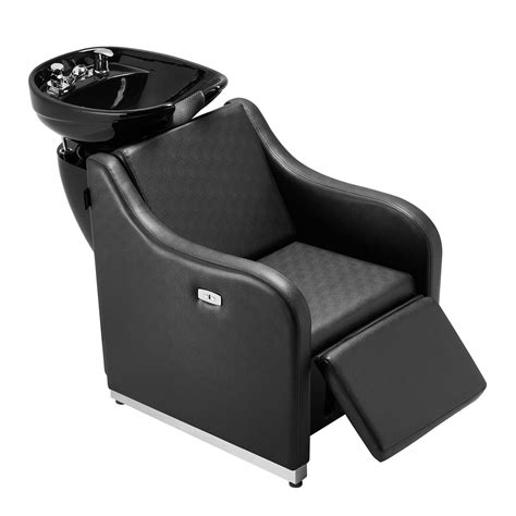 Shampoo Backwash Chair 6614lbs Loading Barbershop Hair Washing