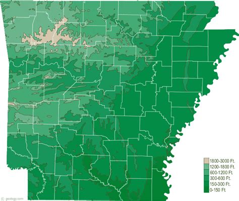 Map Of Arkansas