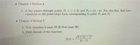 Solved • Chapter 1 Section 4 1 A Line Passes Through Points