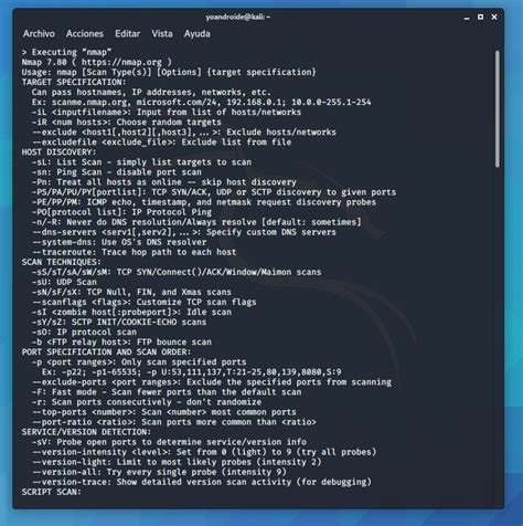 Tutorial Básico Como Usar Nmap En Kali Linux Yo Androide