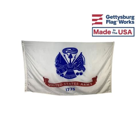 Us Army Flag With Official Seal Gettysburg Flag Works