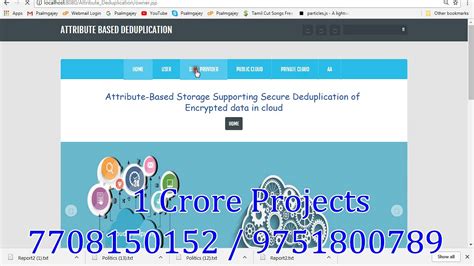 Attribute Based Storage Supporting Secure Deduplication Of Encrypted