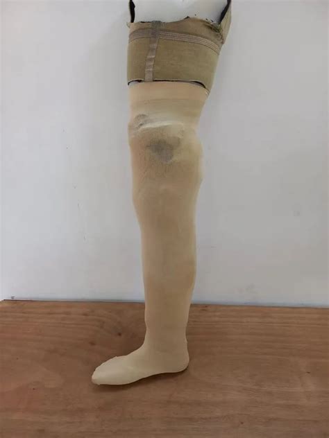Functional Prosthetic Silicone Above Knee Leg Prosthesis Size Medium