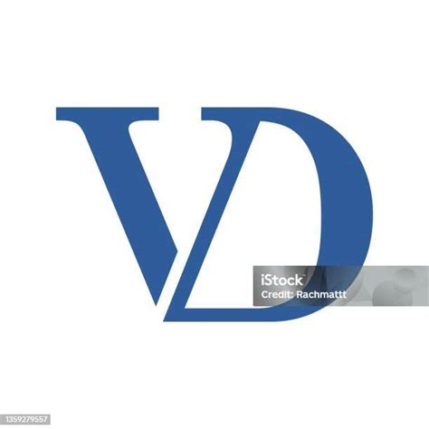 Ilustración De Logotipo O Icono Letra Vd Y Más Vectores Libres De