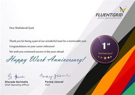 Shahidavali Syed On Linkedin Fluentgridanniversary Oneyearstrong
