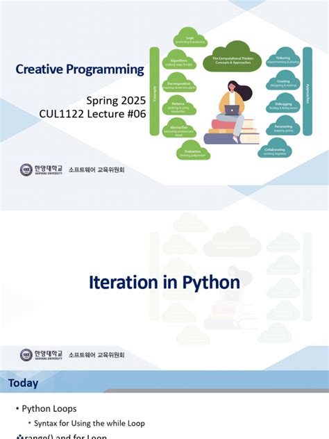 Creativeprogramming Lecture6iteration In Python Pdf Control Flow Software Engineering