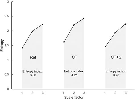 Typical Curves Of Entropy Vs Scales In The Three Experimental