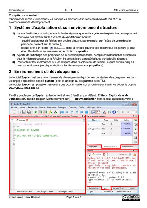 1 système d`exploitation et son environnement structurel 2
