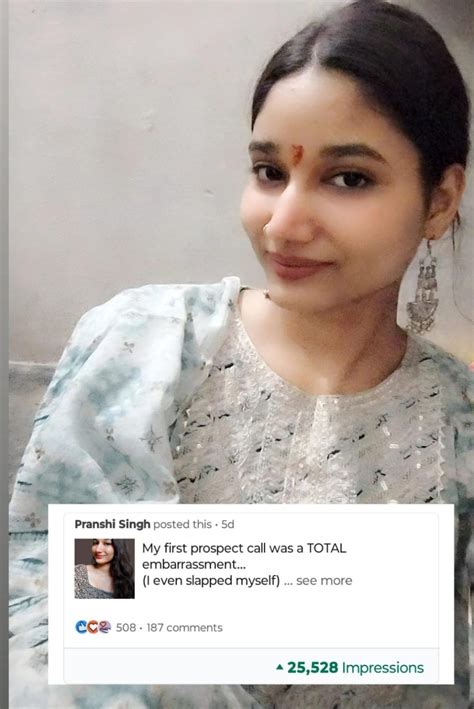 Pranshi Singh On Linkedin Recently I Shared My Most Embarrassing