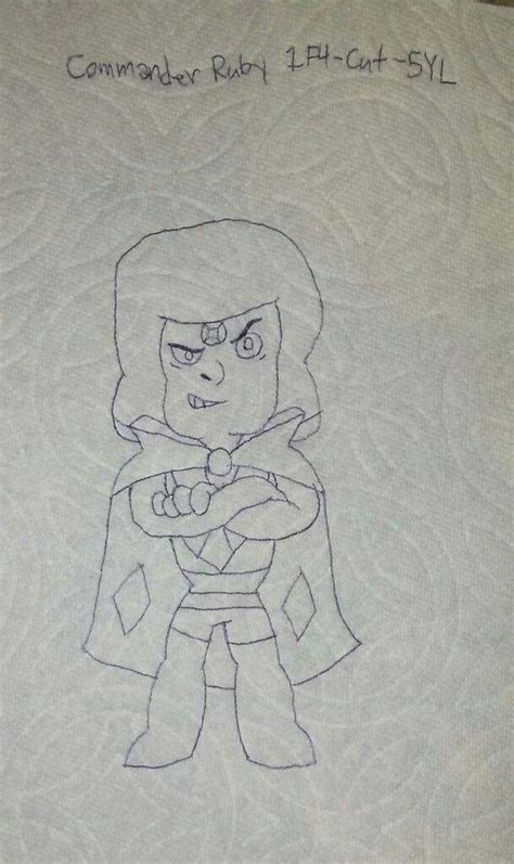 Commander Yd Ruby Forehead Gem Of Homeworld Aka Brainy Steven