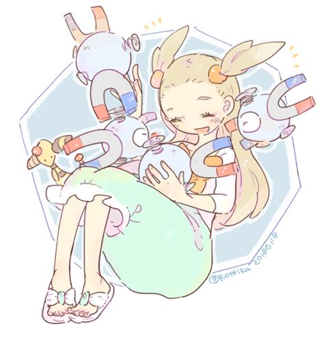 Magnemite Jasmine And Ampharos Pokemon And 1 More Drawn By Katiko