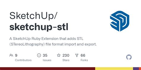 Github Sketchupsketchup Stl A Sketchup Ruby Extension That Adds Stl