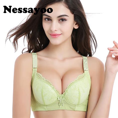 Nessayoo Sexy Bh Push Up Lace Bra Bralette Women Underwear Xxx Big Size