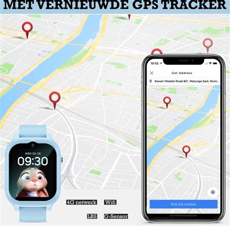 4G Smartwatch Kinderen GPS Horloge Kind GPS Tracker SOS Functie