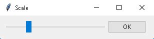Tkinter Scale Tkinter による GUI プログラミング Python 入門