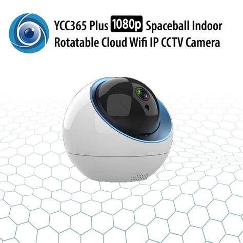 YCC365 Plus 1080p Full HD Space Ball PTZ Wireless Wifi Smart IP Camera ...
