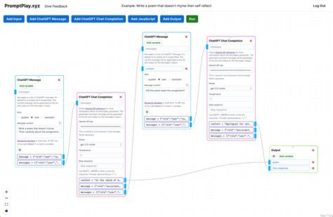 Just Uploaded A New Version Of A Visual Prompt Chaining Tool I Made Community Openai