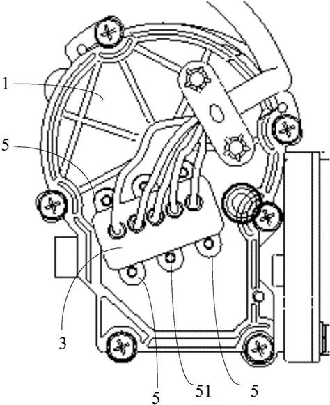 用于雨刮电机的密封装置的制作方法