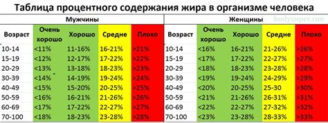 Определение процента жира в организме: как правильно измерить, рассчитать